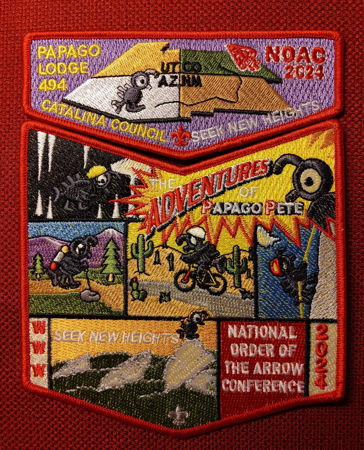 2024 NOAC Patches - Papago Lodge