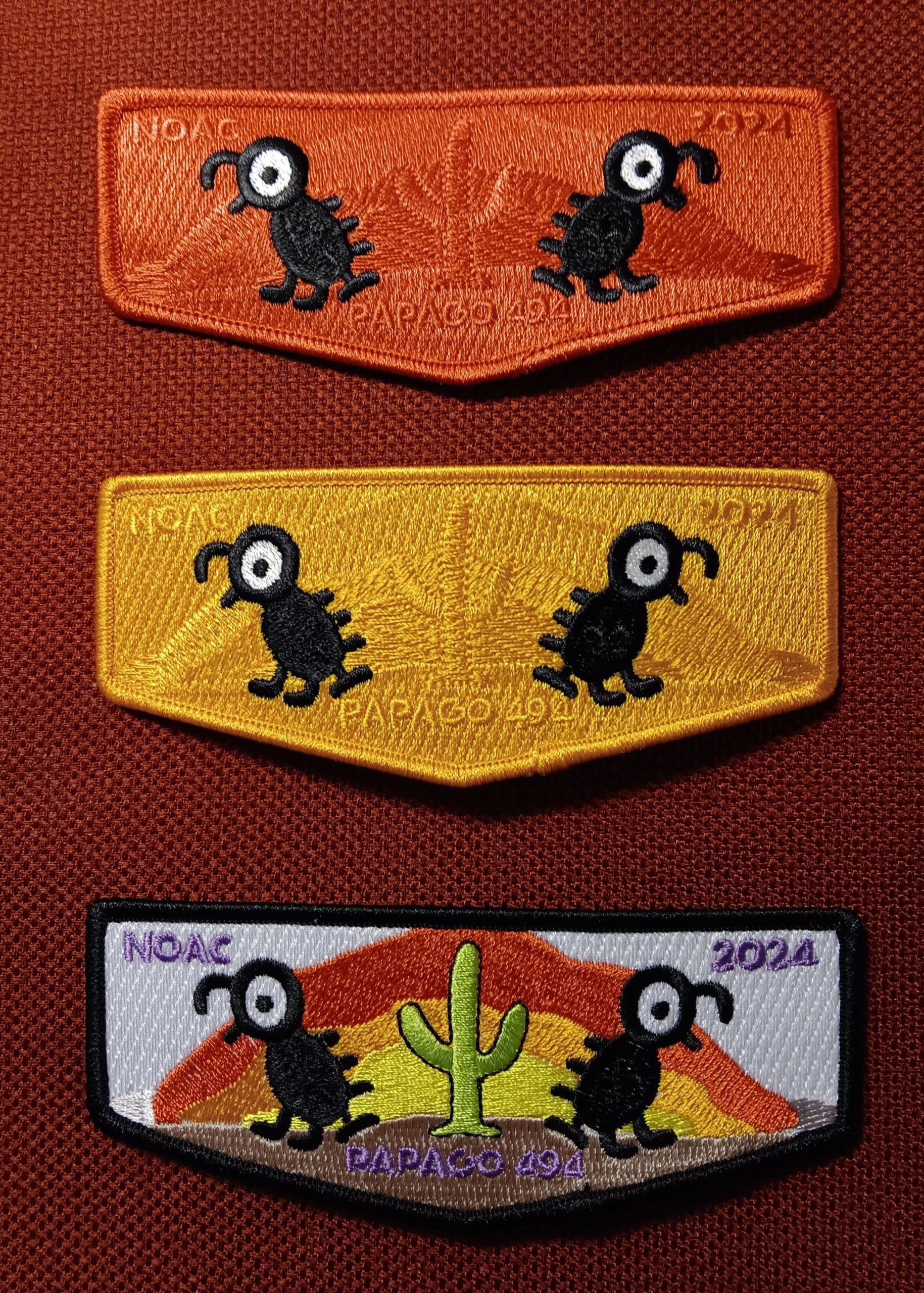 2024 NOAC Patches - Papago Lodge